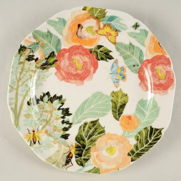 Anthropologie | Dining | Iso Anthropologie Watercolor Petals Shelley ...